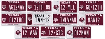 Texas A&M License Plates: The Aggies Are CLEV R – Texas A&M Stories