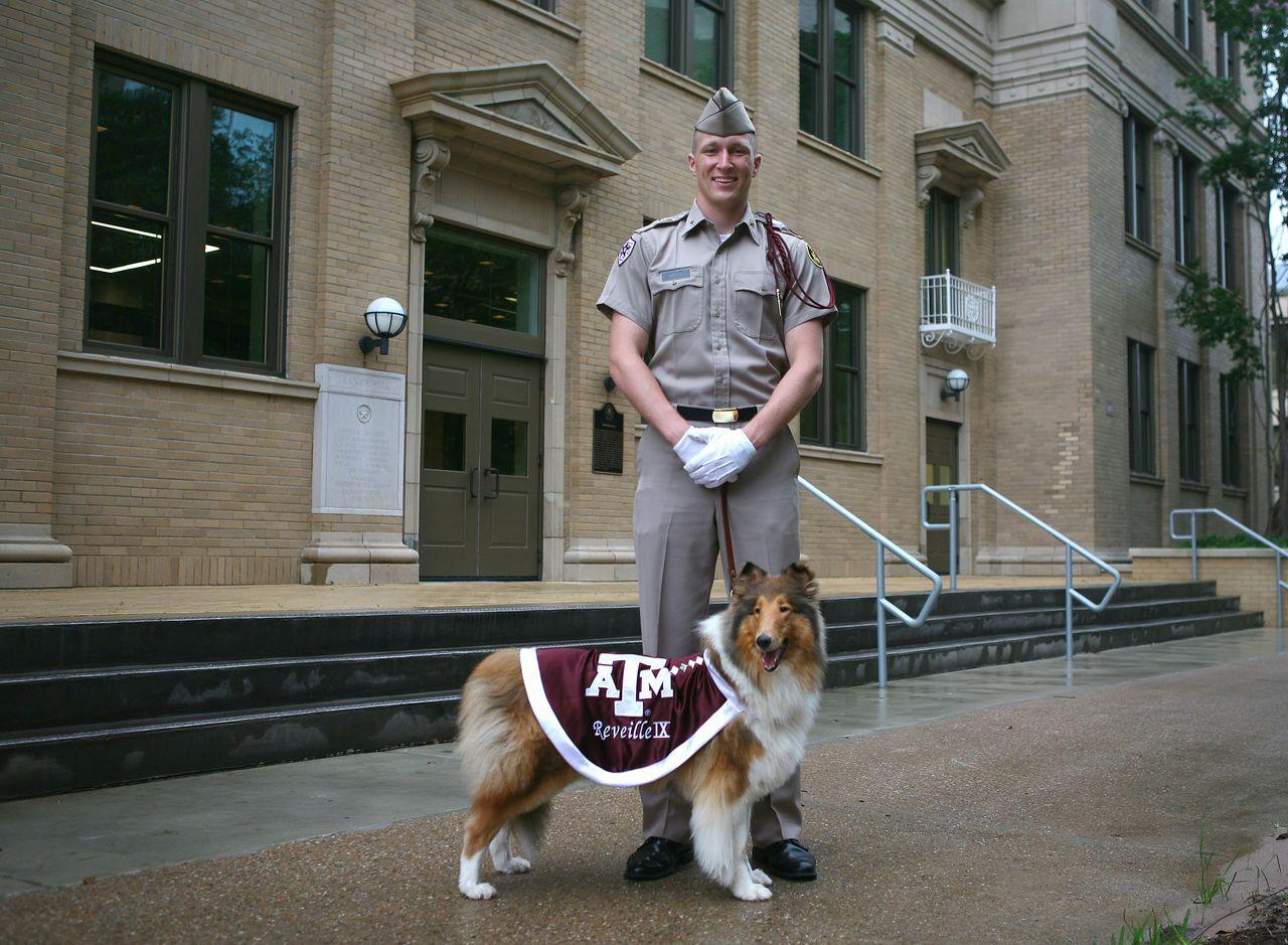 Construction Science Student Named Handler Of Reveille IX – Texas A&M ...
