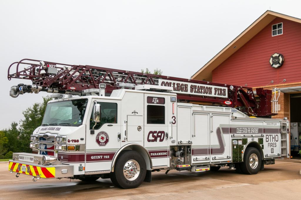College Station Fire Department Rolls Out Maroon Truck – Texas A&M Stories