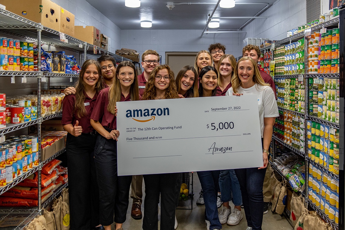 The 12th Can Food Pantry Receives Donation From Amazon – Texas A&M Stories